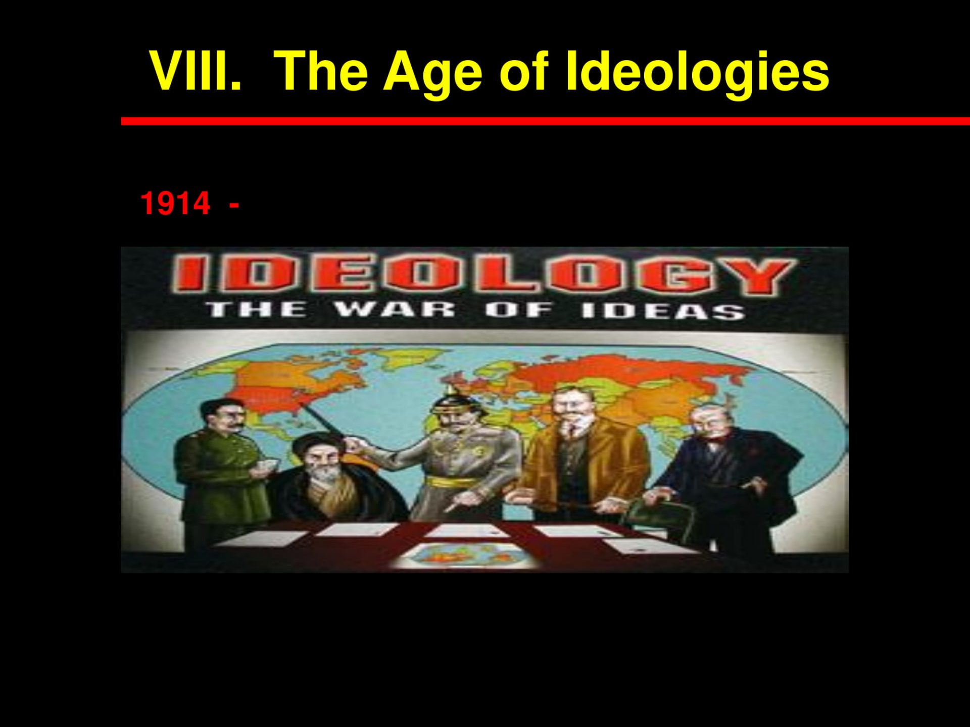 The Age of Ideologies – Selkirk Street Evangelical Church